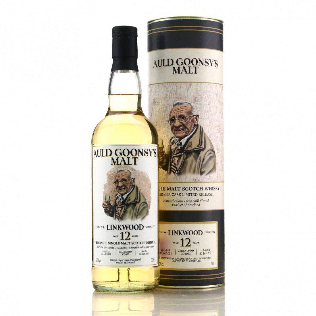 Linkwood 2008 Auld Goonsy's 12 Year Old | Whisky Auctioneer