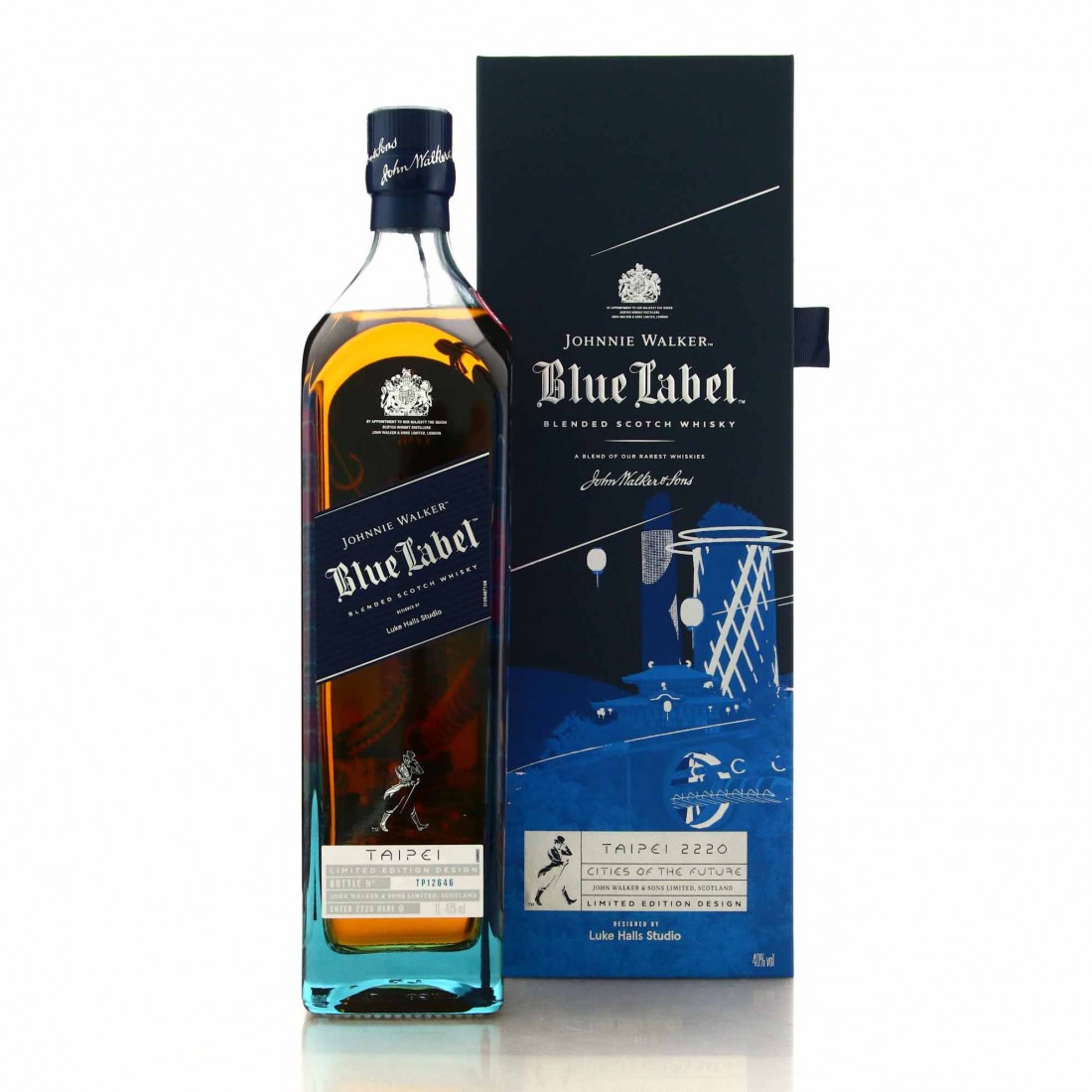 Johnnie Walker Blue Label Cities of the Future 1 Litre / Taipei 2220 ...