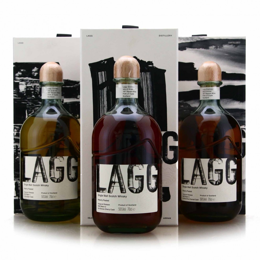 Lagg Single Malt Inaugural Release Set 3 x 70cl | Whisky Auctioneer