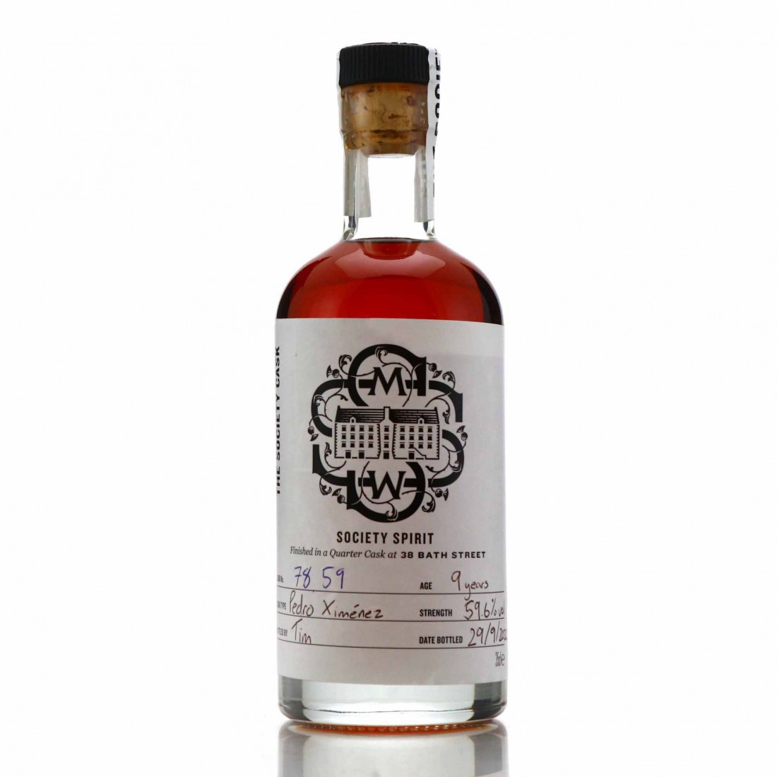 Ben Nevis 2012 SMWS Society Spirit 9 Year Old 78.59 35cl / Bath Street ...