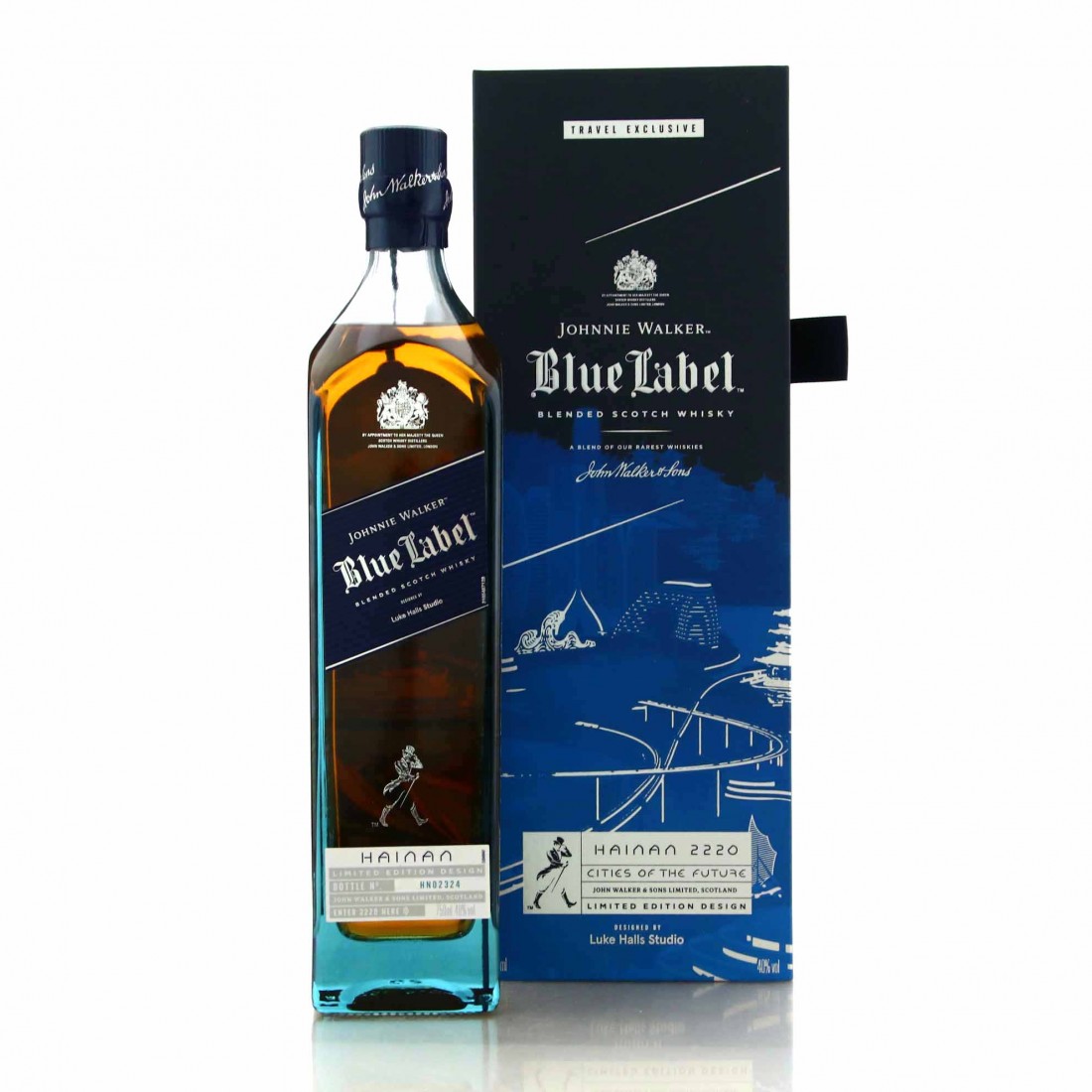 Johnnie Walker Blue Label Cities of the Future 75cl / Hainan 2220 ...