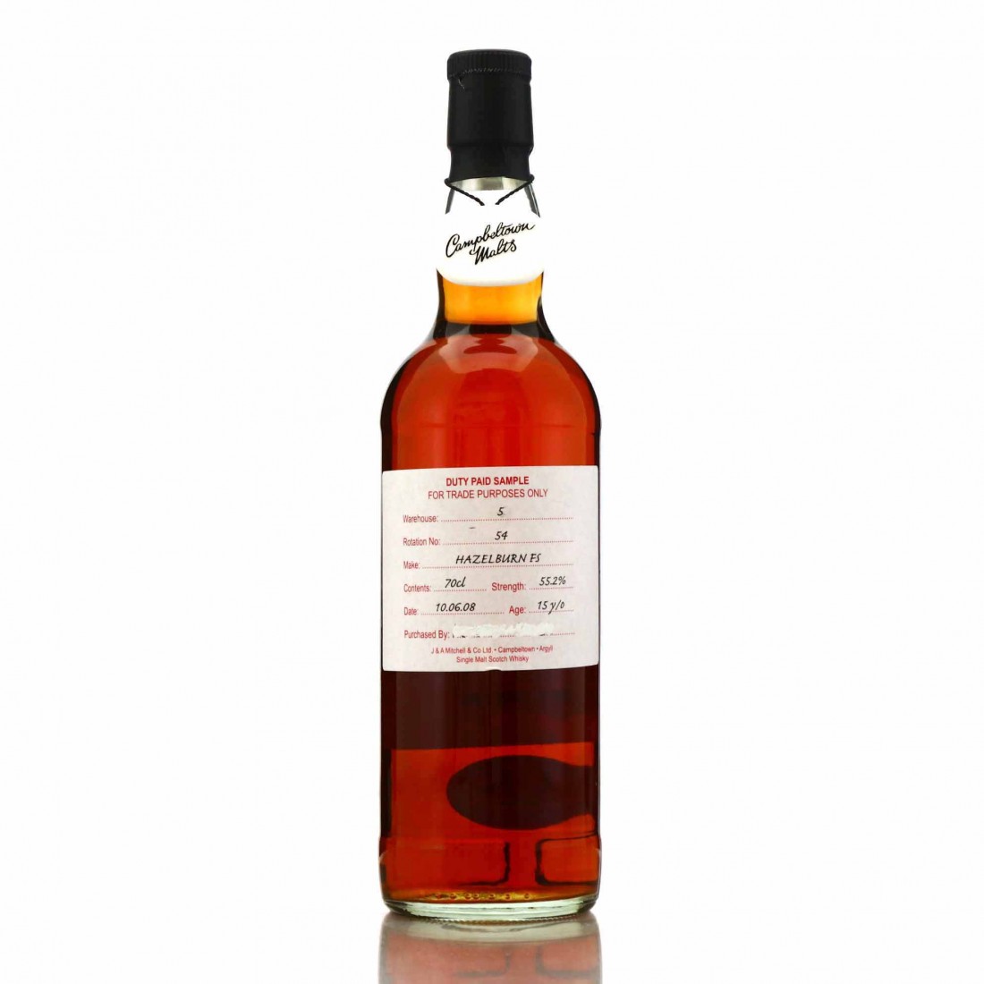 Hazelburn 2008 Duty Paid Sample 15 Year Old / Fresh Sherry | Whisky ...