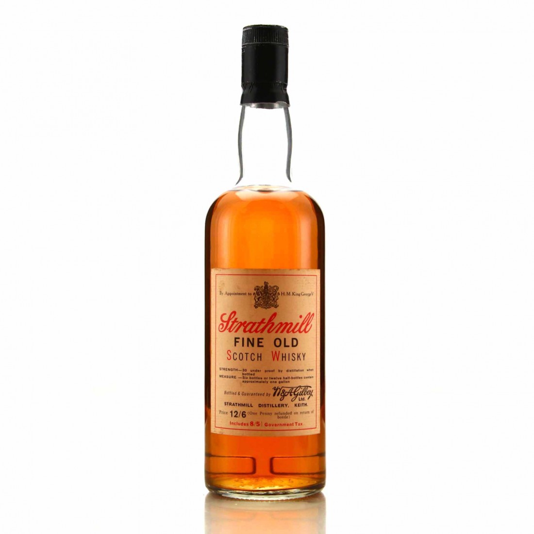 Strathmill Fine Old Scotch Whisky 1930s Replica | Whisky Auctioneer