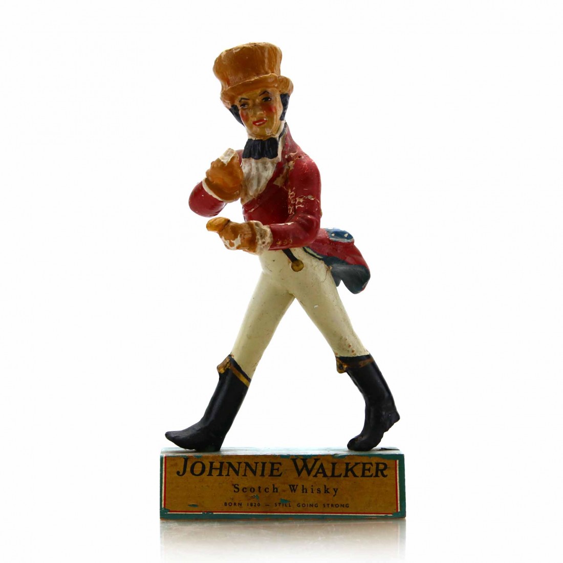 Johnnie Walker Striding Man Figure circa 1920s | Whisky Auctioneer