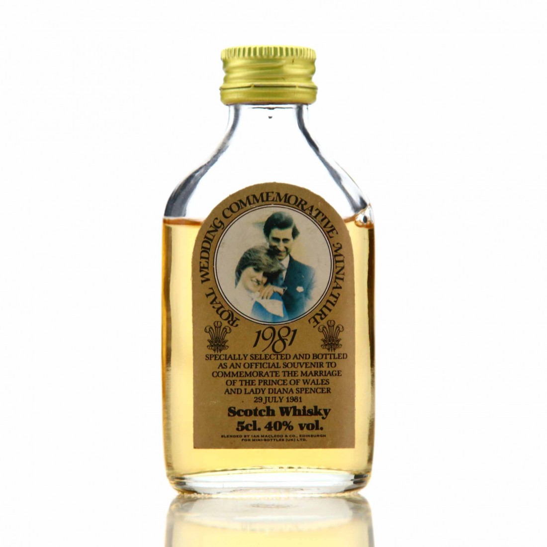 Ian MacLeod Royal Wedding 1981 Miniature | Whisky Auctioneer