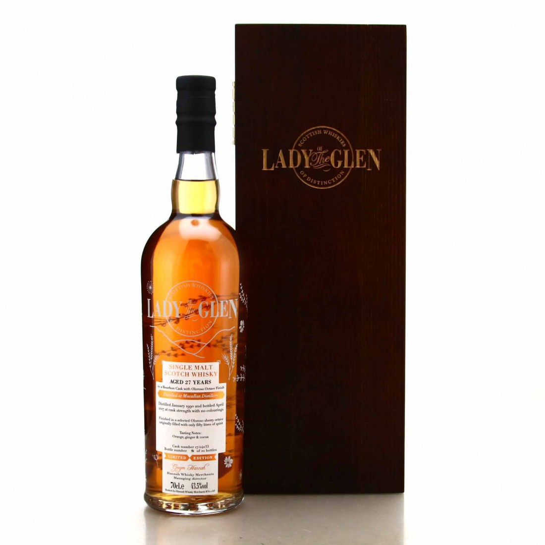 Macallan 1990 Lady of the Glen 27 Year Old / One of 20 Bottles | Whisky ...