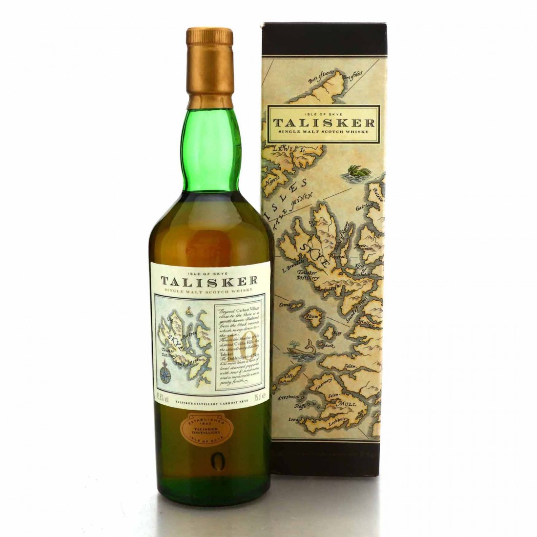 Talisker 10 Year Old Map Label 1980s | Whisky Auctioneer