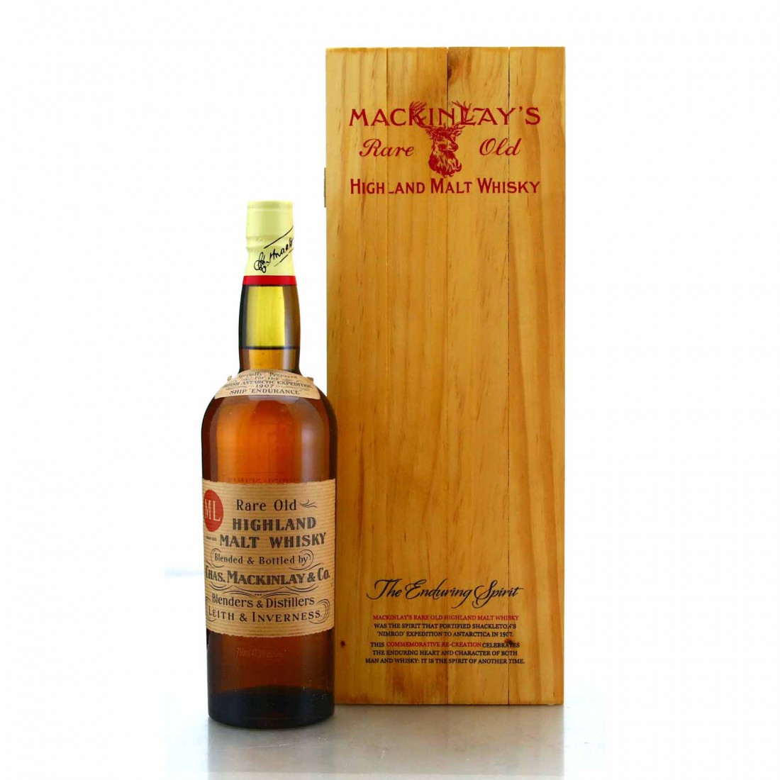 Mackinlay's Shackleton Replica 1st Edition 75cl / US Import | Whisky ...