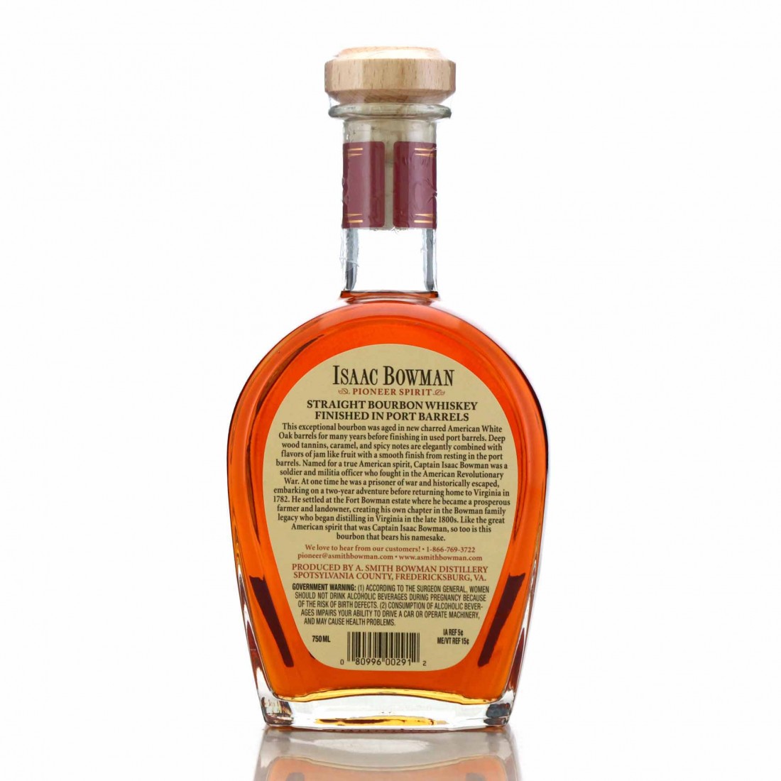 Isaac Bowman Port Barrel Finished Bourbon | Whisky Auctioneer