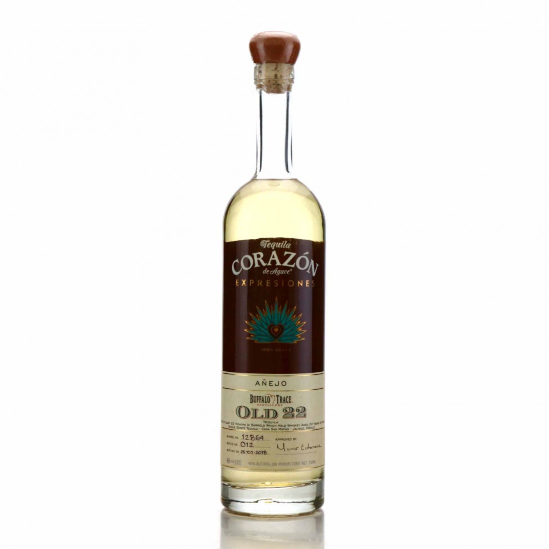 Corazón Expresiones Single Barrel Anejo Tequila 75cl #12864 / Old 22 ...