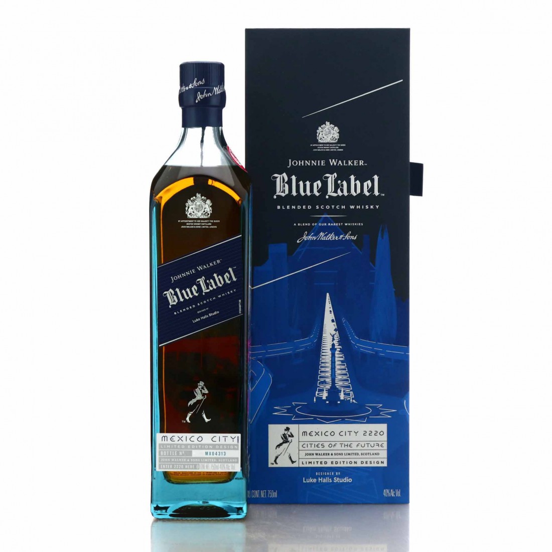 Johnnie Walker Blue Label Cities of the Future 75cl / Mexico City 2220 ...