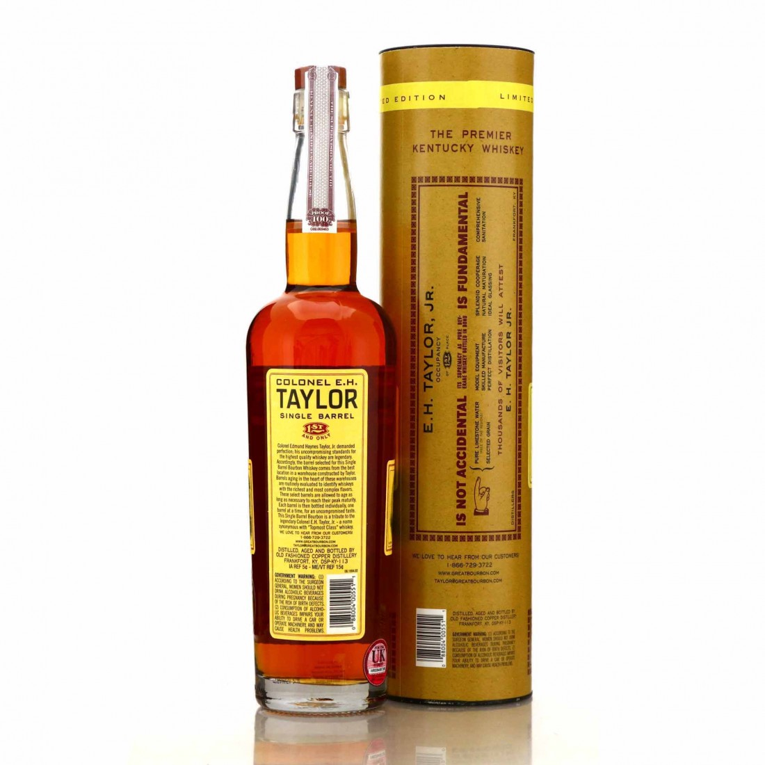Colonel E.H. Taylor Single Barrel Bourbon #28 / Selfridges | Whisky ...