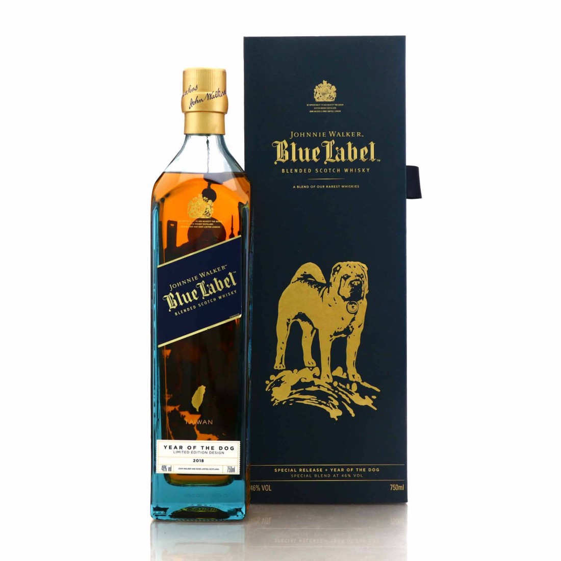Johnnie Walker Blue Label Year of the Dog 2018 75cl / Taiwan | Whisky ...
