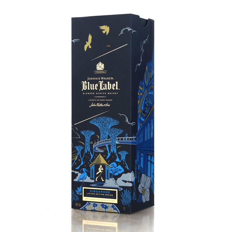 Johnnie Walker Blue Label 1 Litre / Singapore Limited Edition | Whisky ...