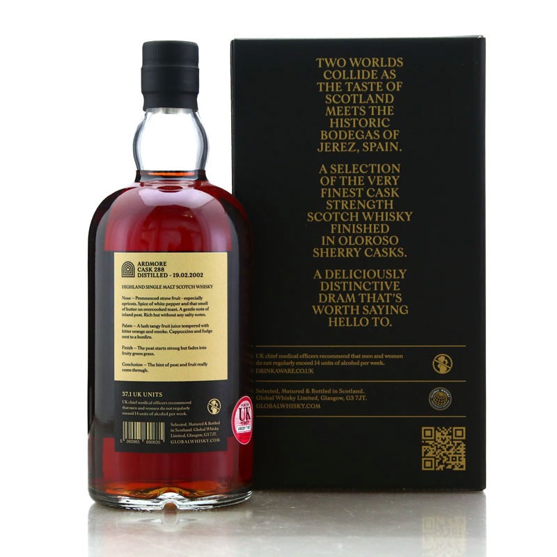Ardmore 2002 Global Whisky 21 Year Old OLO | Whisky Auctioneer