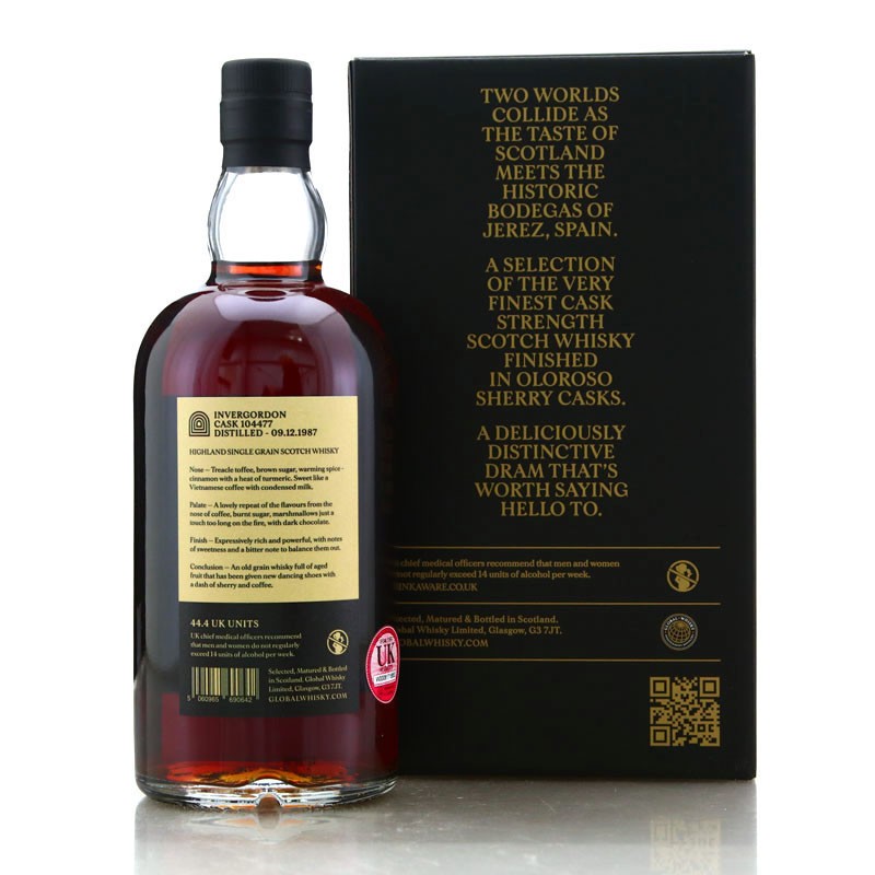Invergordon 1987 Global Whisky 35 Year Old OLO | Whisky Auctioneer