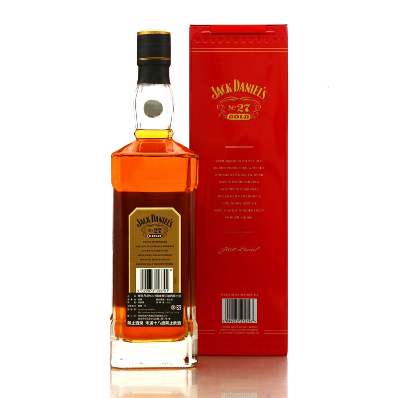 Jack Daniel's No.27 Gold Maple Wood Finish 70cl / Year of the Rabbit ...