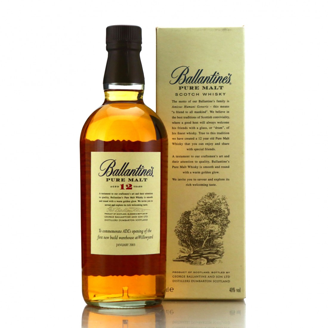 Ballantine's 12 Year Old Pure Malt | Whisky Auctioneer