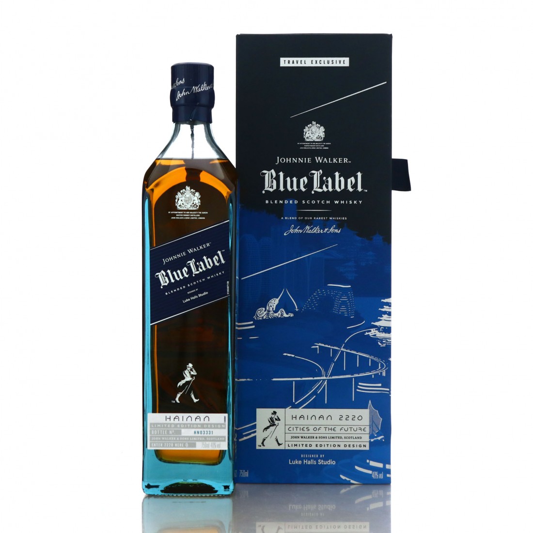 Johnnie Walker Blue Label Cities of the Future 75cl / Hainan 2220 ...