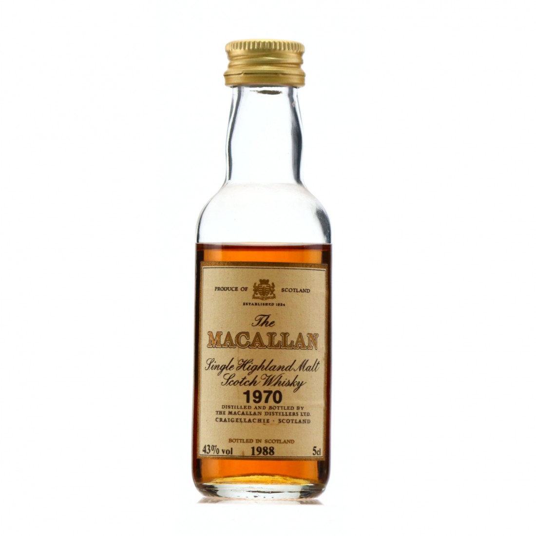 Macallan 1970 18 Year Old Miniature | Whisky Auctioneer