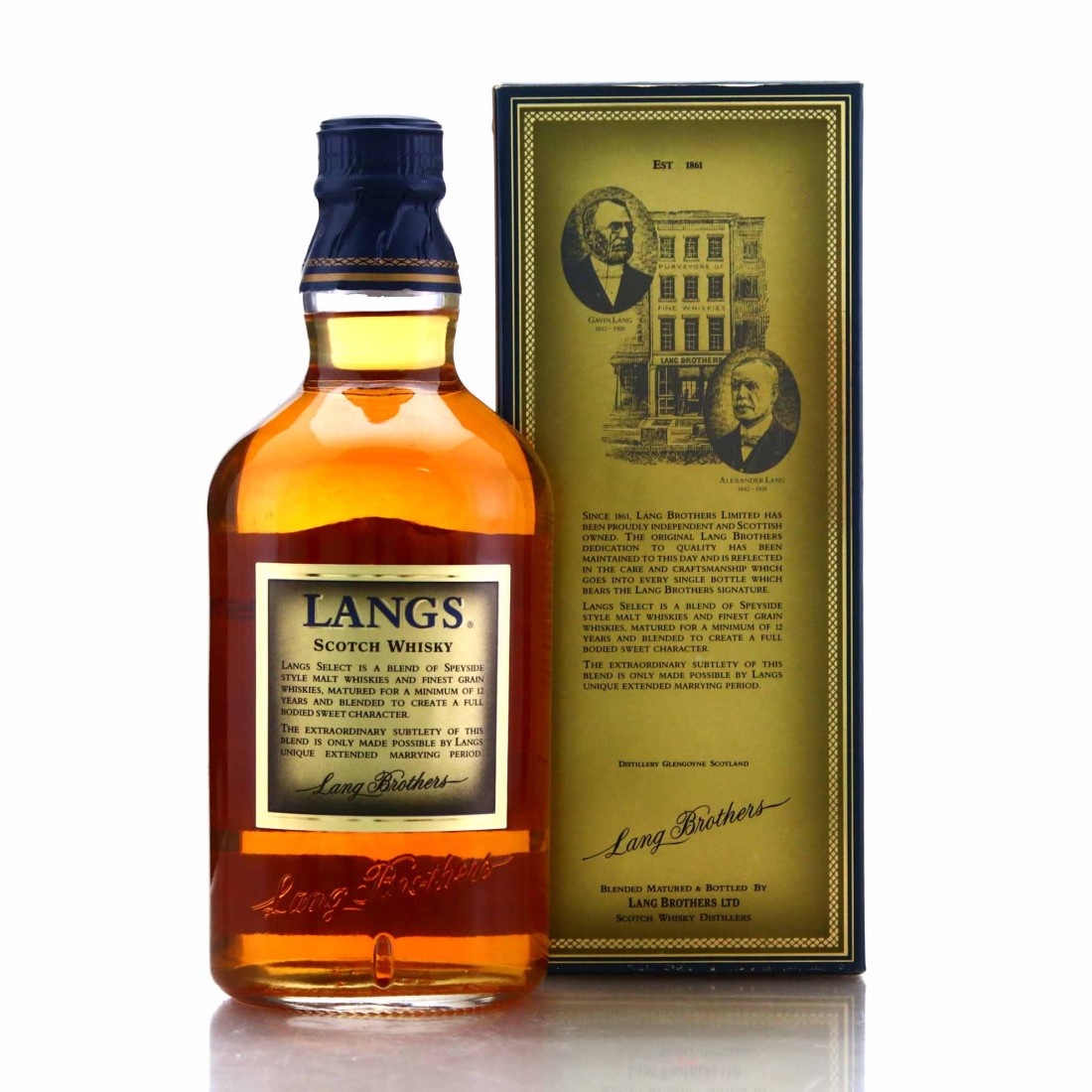 Langs Select 12 Year Old Scotch Whisky 1980s | Whisky Auctioneer