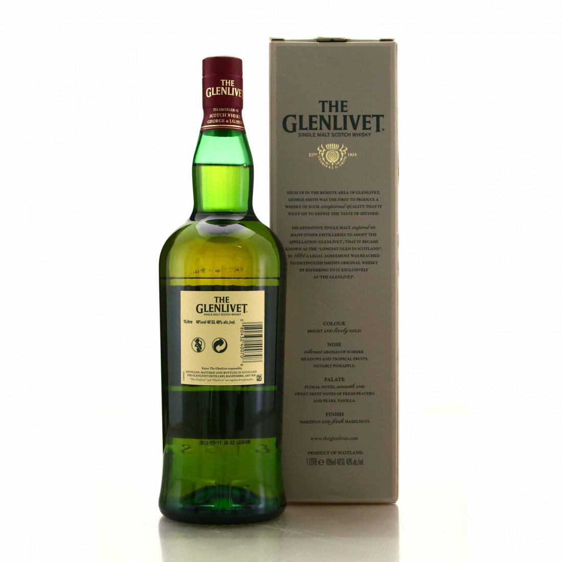Glenlivet 12 Year Old 1 Litre pre-2011 | Whisky Auctioneer
