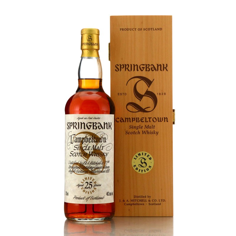 Springbank 25 Year Old Millennium Limited Edition 75cl / US Import ...