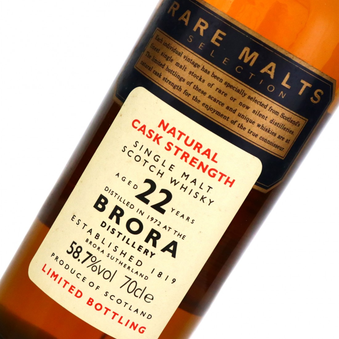 Brora 1972 Rare Malts 22 Year Old / 58.7% | Whisky Auctioneer