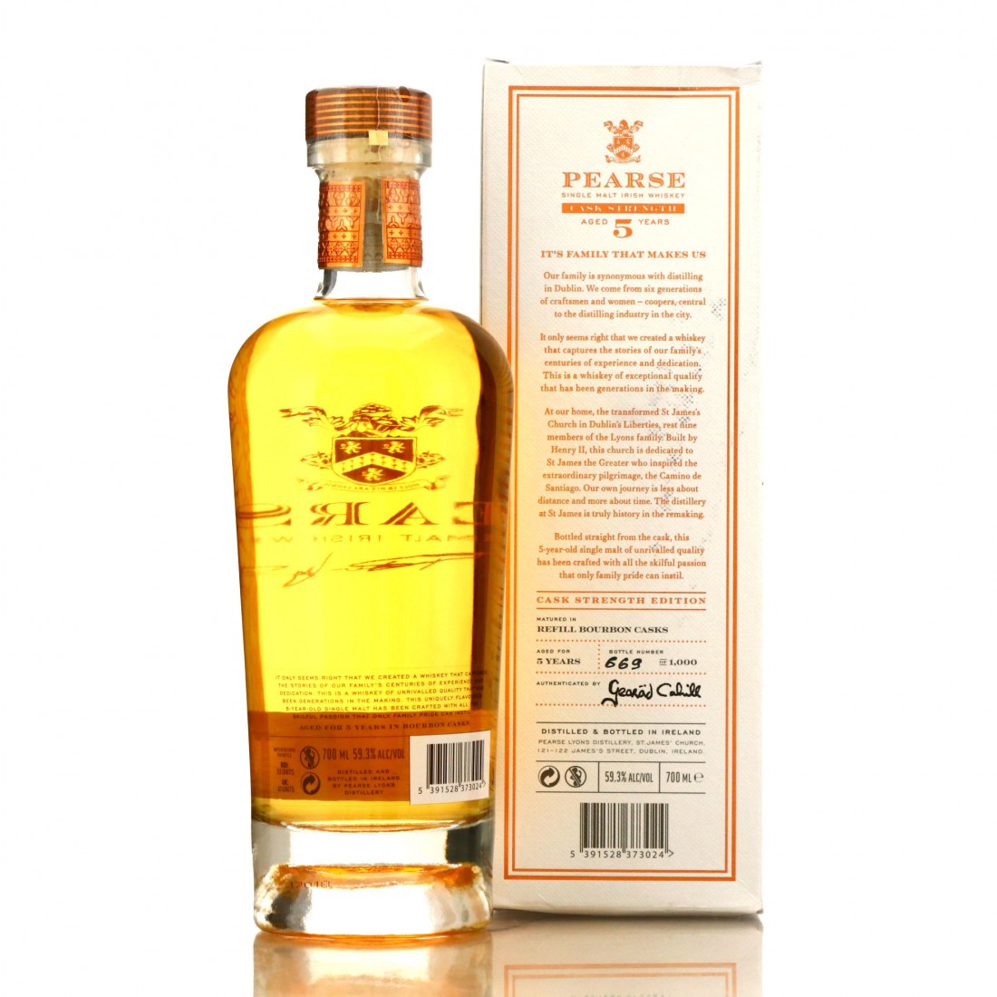 Pearse 5 Year Old Cask Strength | Whisky Auctioneer