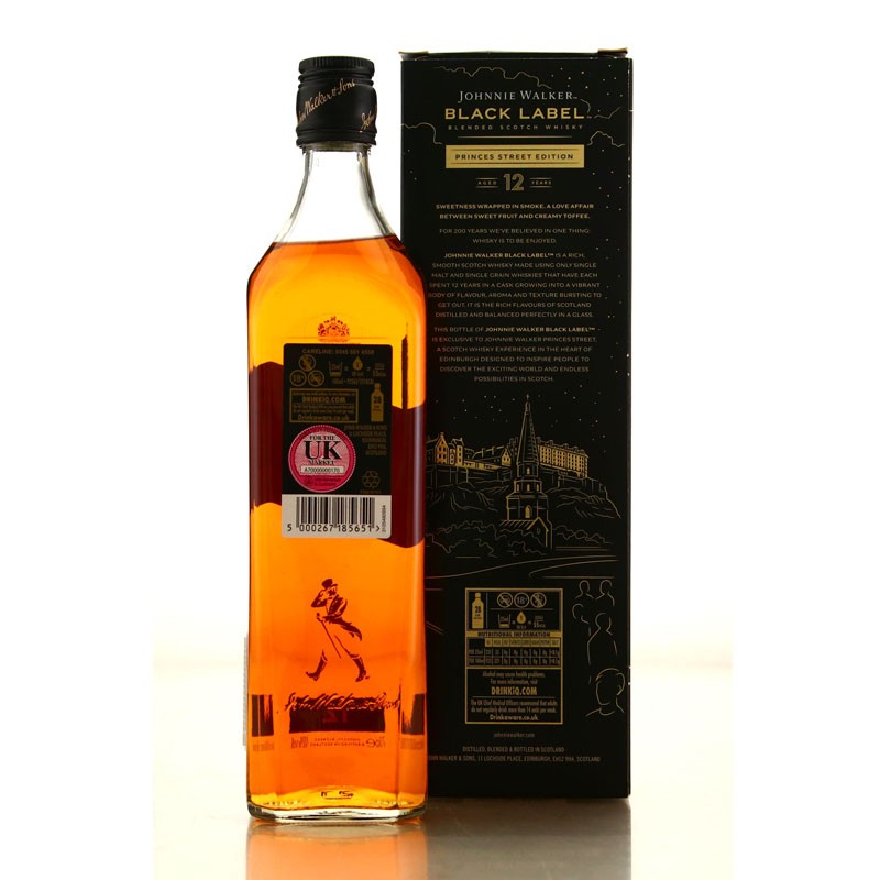 Johnnie Walker Black Label 12 Year Old / Princes Street Edition ...