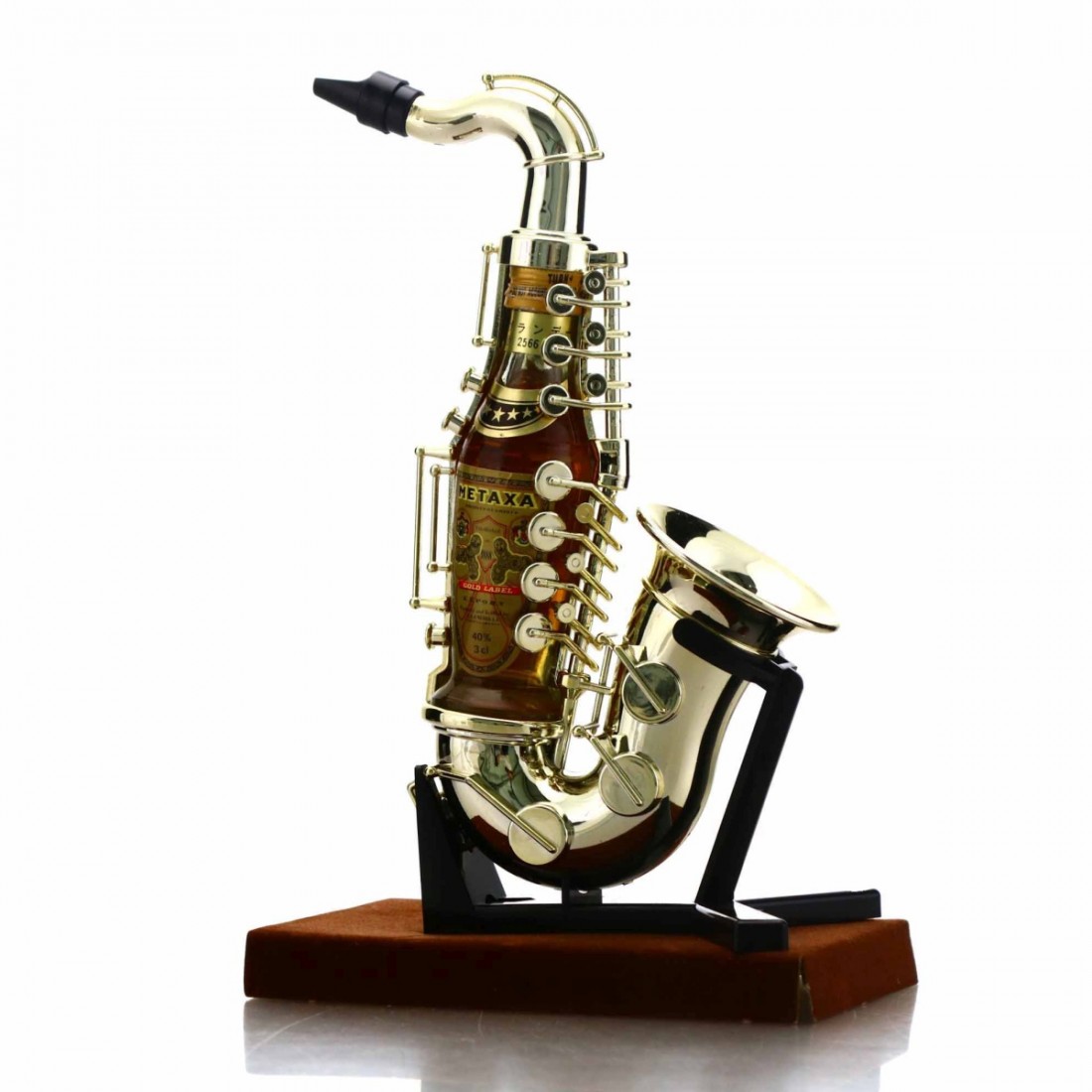 Metaxa 7-Star Gold Label Greek Brandy Saxophone Miniature | Whisky ...
