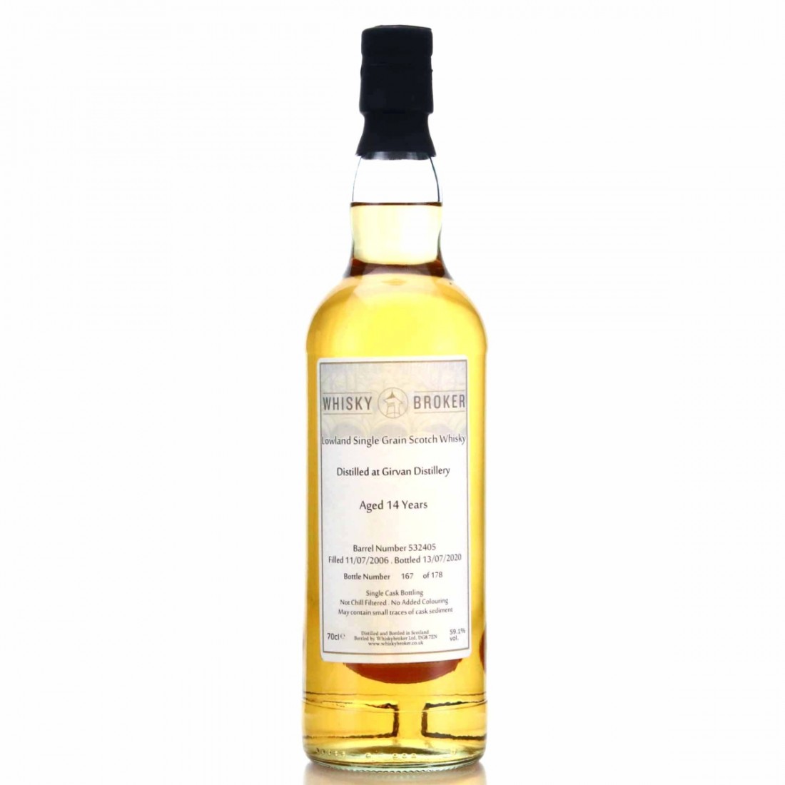 Girvan 2006 Whisky Broker 14 Year Old | Whisky Auctioneer
