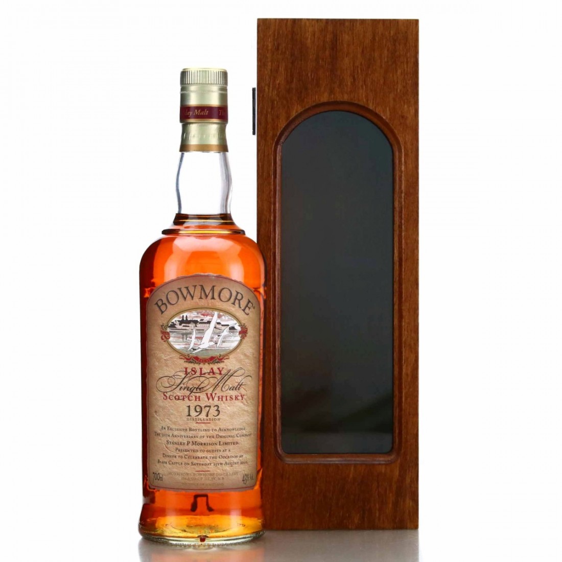 Bowmore 1973 Stanley P Morrison 50th Anniversary Dinner | Whisky Auctioneer