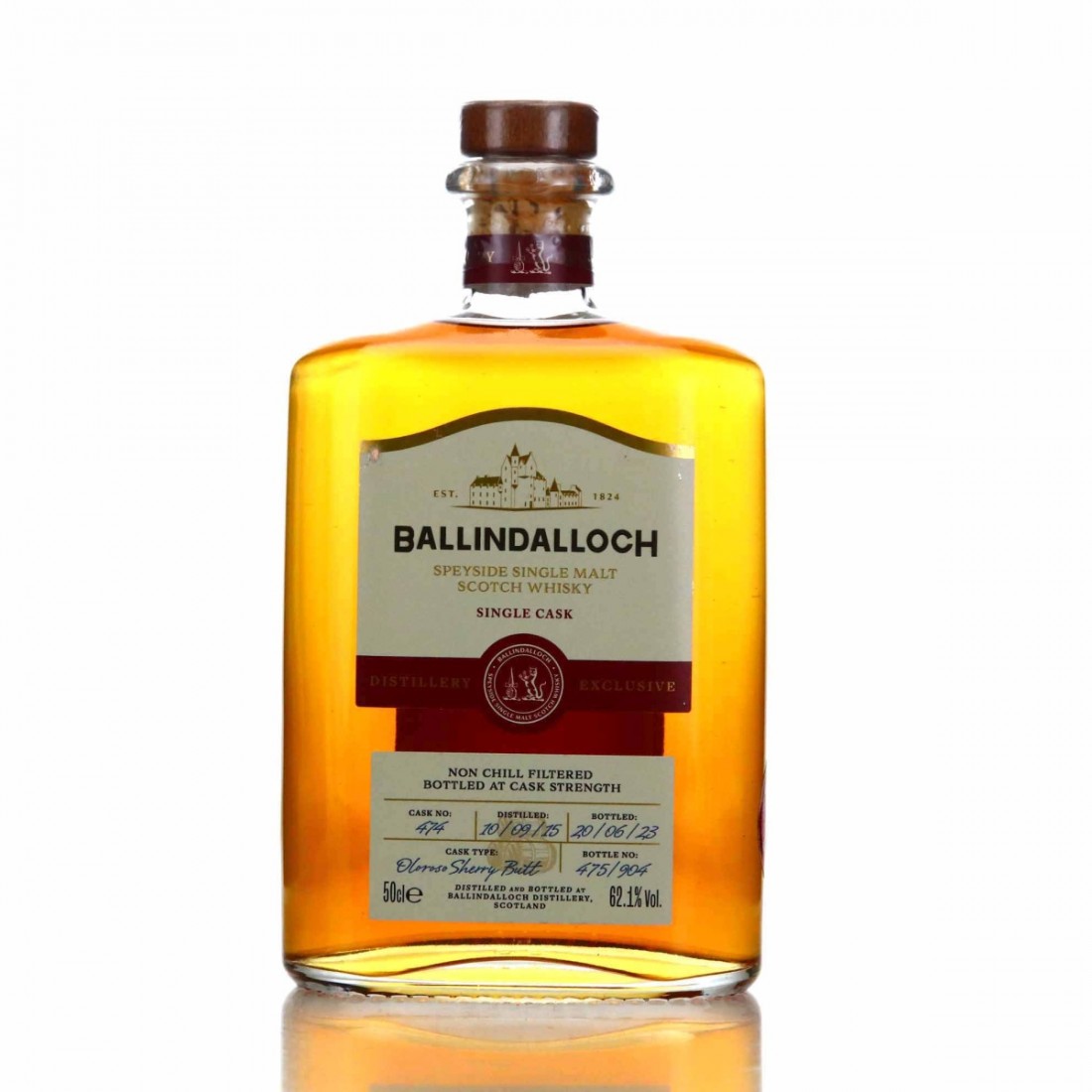 Ballindalloch 2015 Single Sherry Cask #474 50cl / Inaugural Release ...