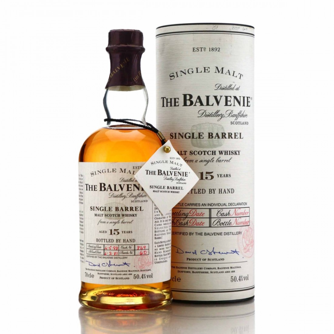 Balvenie 1981 Single Barrel 15 Year Old #869 | Whisky Auctioneer