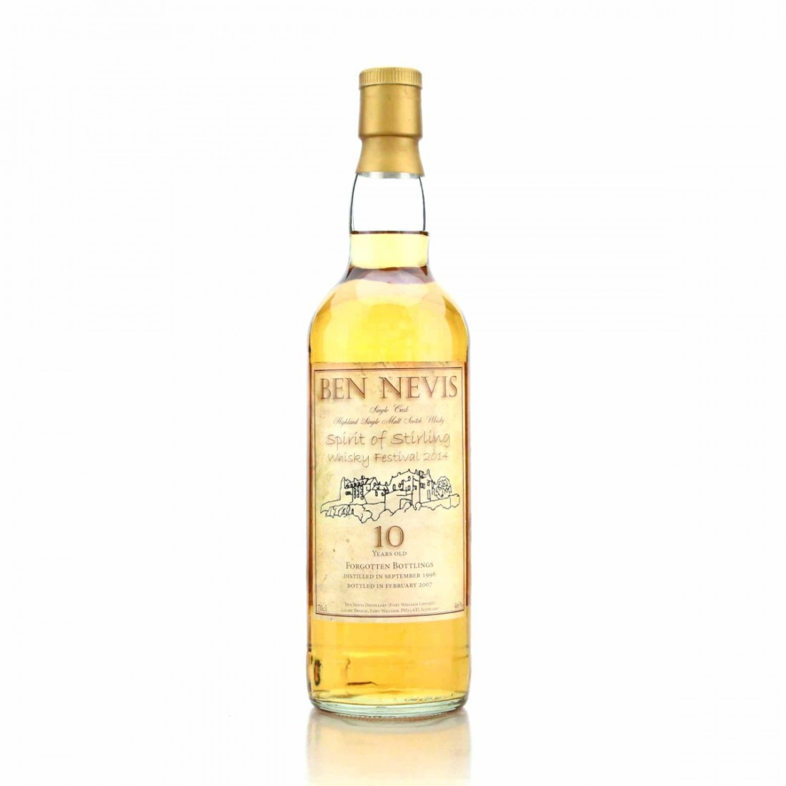 Ben Nevis 1996 Spirit of Stirling 10 Year Old | Whisky Auctioneer