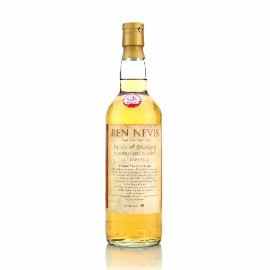 Ben Nevis 1996 Spirit of Stirling 10 Year Old | Whisky Auctioneer
