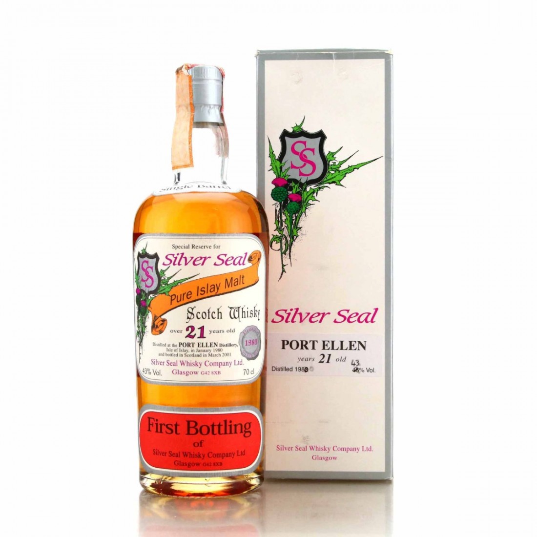 Port Ellen 1980 Silver Seal 21 Year Old / Speical Reserve | Whisky ...