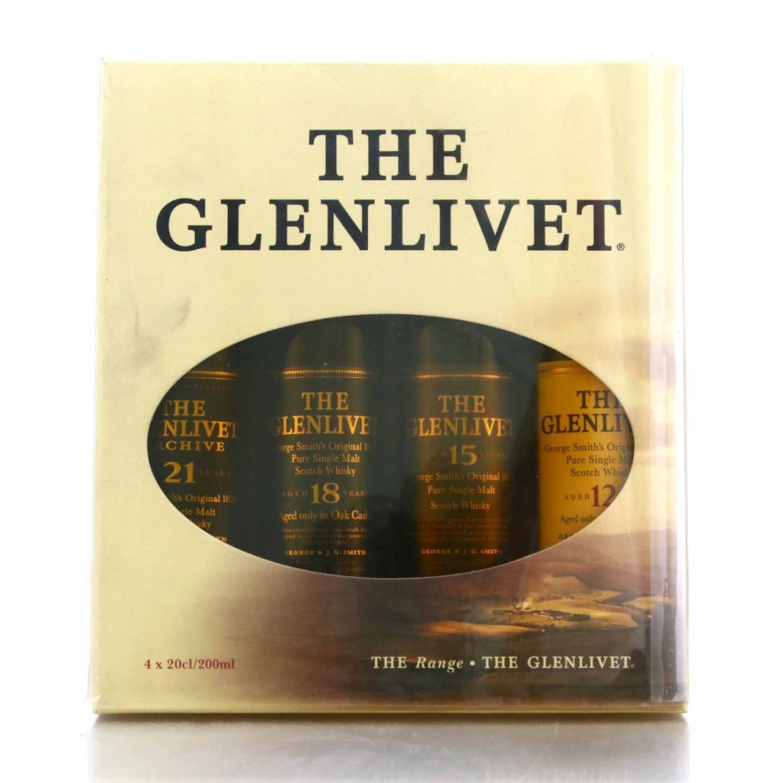 Glenlivet The Range Box Set 4 x 20cl | Whisky Auctioneer