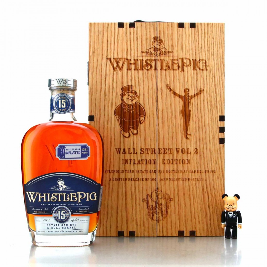 Whistlepig 15 Year Old Estate Oak Single Barrel Rye / Inflation Edition ...