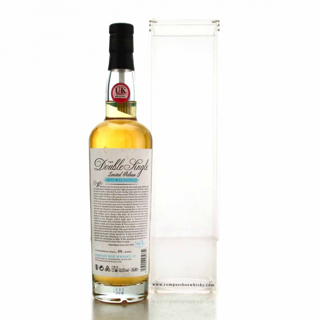 Compass Box The Double Single 2010 / 10th Anniversary | Whisky Auctioneer