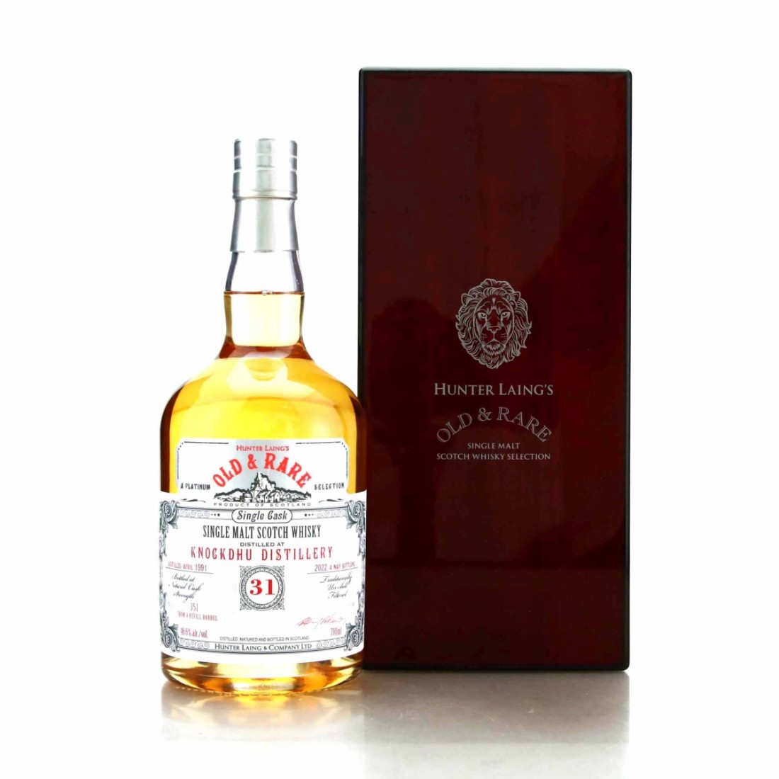 Knockdhu 1991 Hunter Laing 31 Year Old / Old and Rare | Whisky Auctioneer