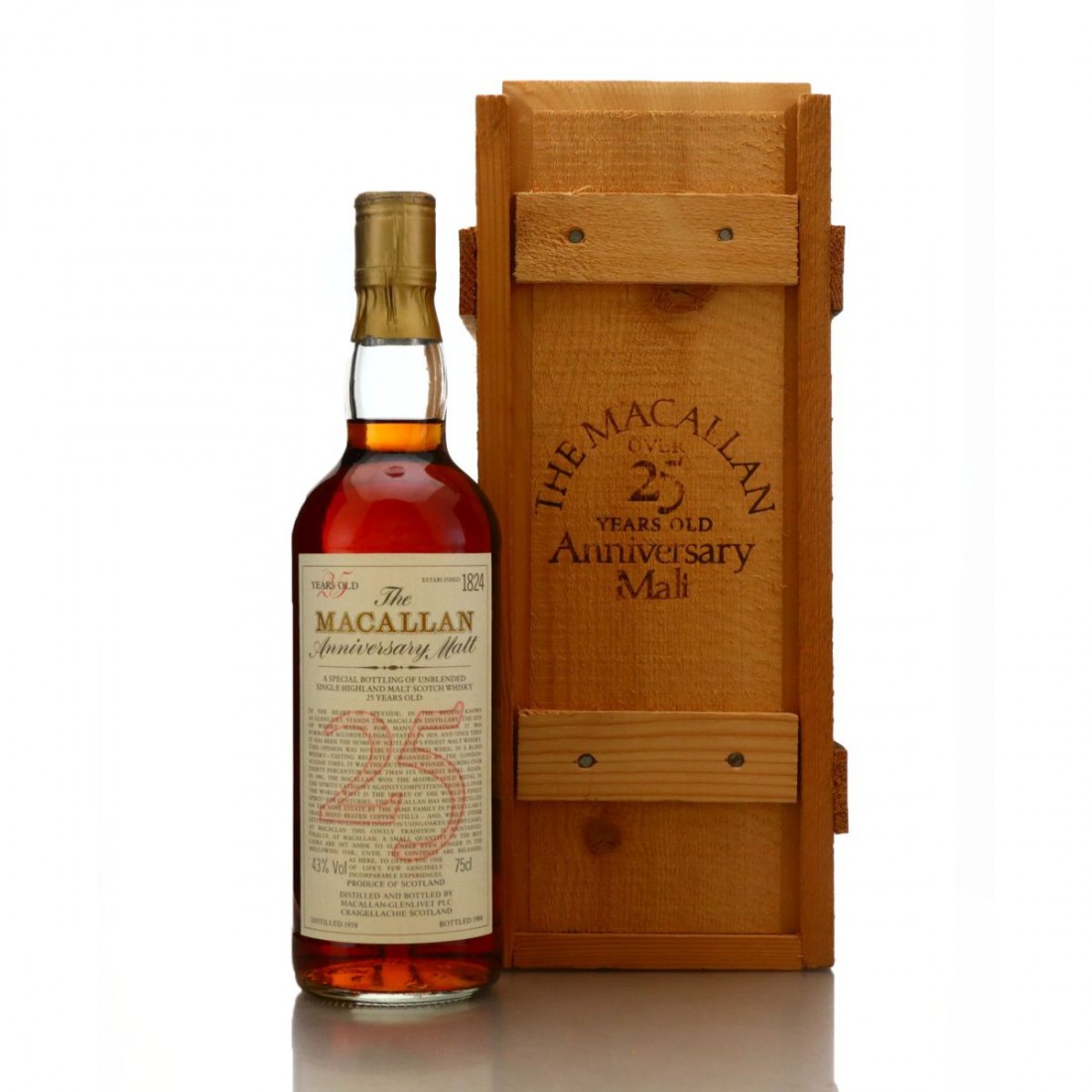 Macallan 1958 Anniversary Malt 25 Year Old | Whisky Auctioneer