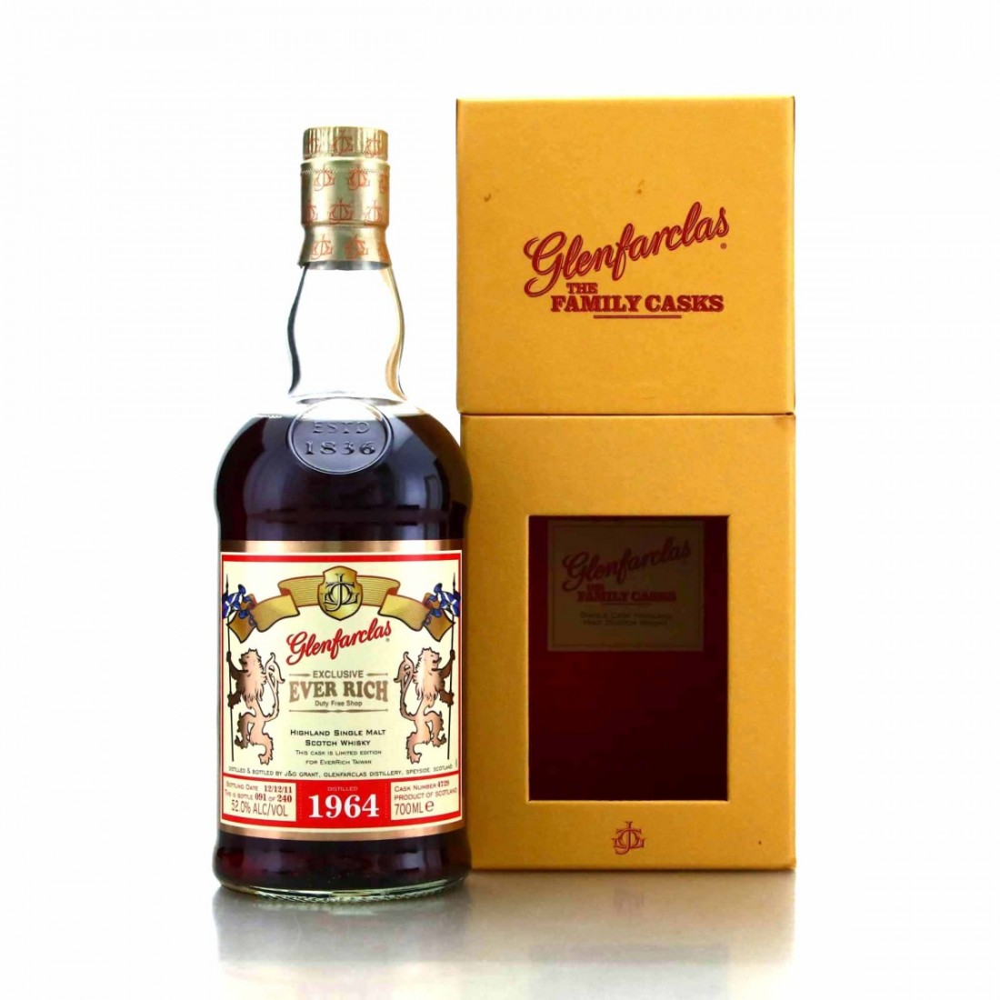 Glenfarclas 1964 Family Cask #4729 / Ever Rich | Whisky Auctioneer