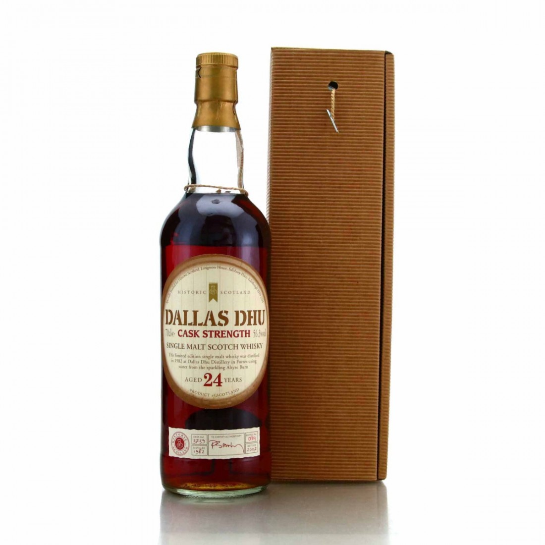 Dallas Dhu 1982 Historic Scotland 24 Year Old Cask Strength | Whisky ...