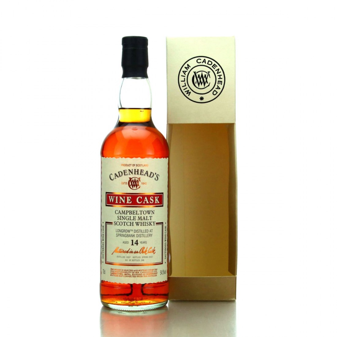 Longrow 2007 Cadenhead's 14 Year Old Wine Cask | Whisky Auctioneer
