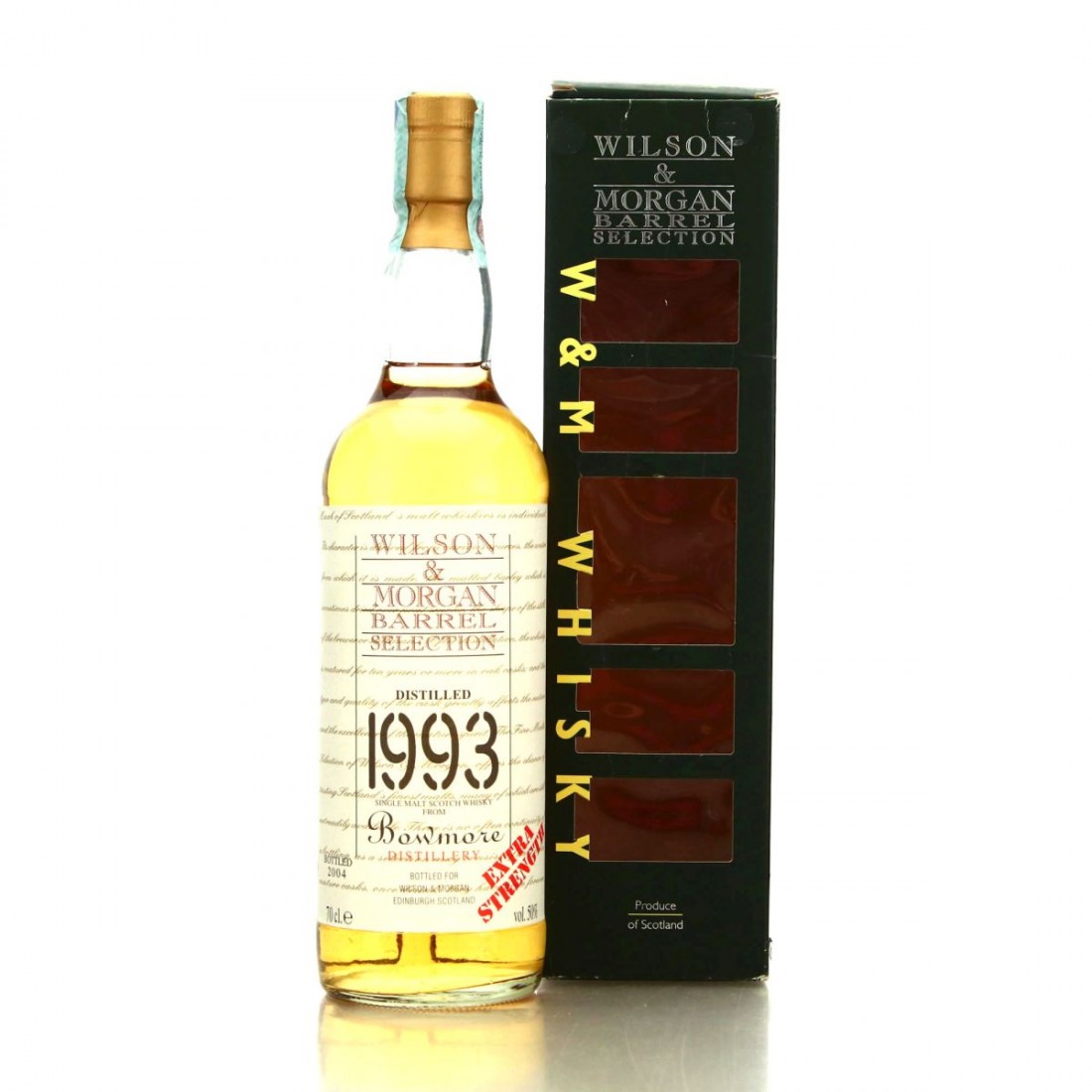 Bowmore 1993 Wilson and Morgan Extra Strength | Whisky Auctioneer