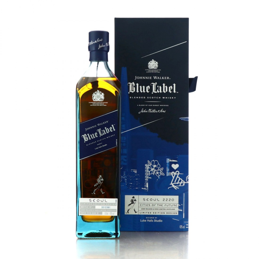 Johnnie Walker Blue Label Cities of the Future 75cl / Seoul 2220 ...