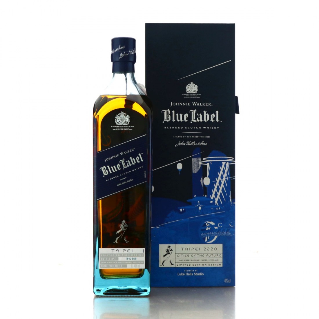 Johnnie Walker Blue Label Cities of the Future 1 Litre / Taipei 2220 ...