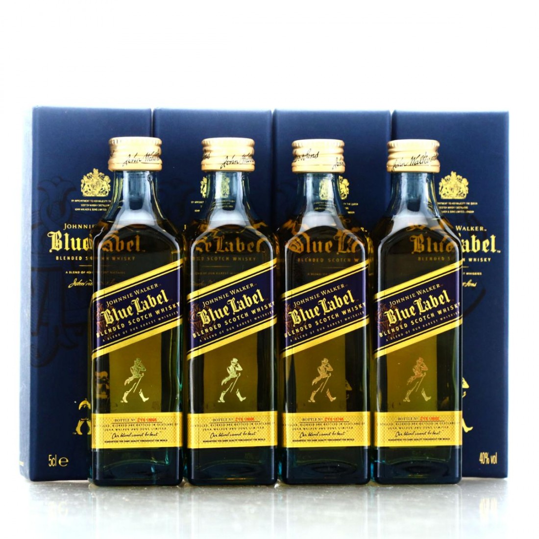Johnnie Walker Blue Label Miniature x 4 | Whisky Auctioneer